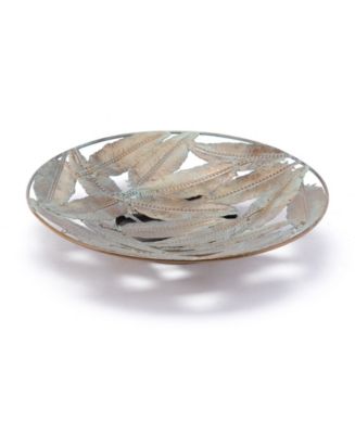 CLOSEOUT! Zuo Small Feather Plate - Macy's