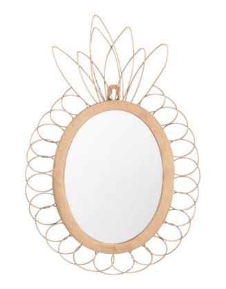 Pineapple Mirror Gold - Macy's
