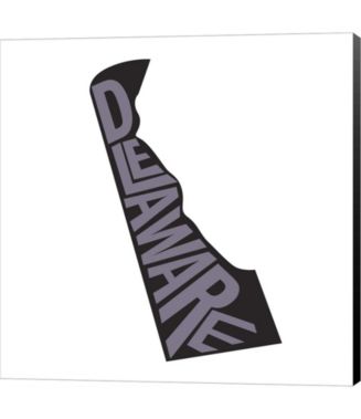Metaverse Delaware Letters by Art Licensing Studio Canvas Art - Macy's