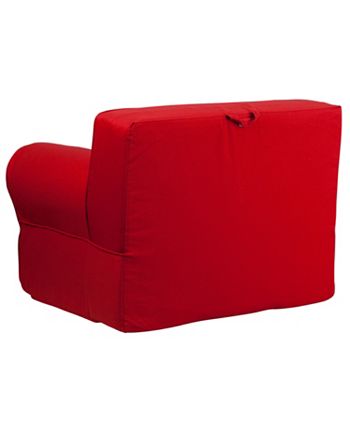 Flash Furniture Oversized Solid Red Kids Chair - Macy's