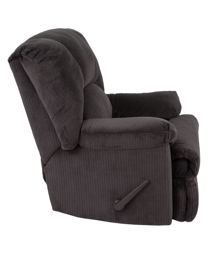 Flash Furniture Contemporary Feel Good Slate Microfiber Rocker Recliner ...