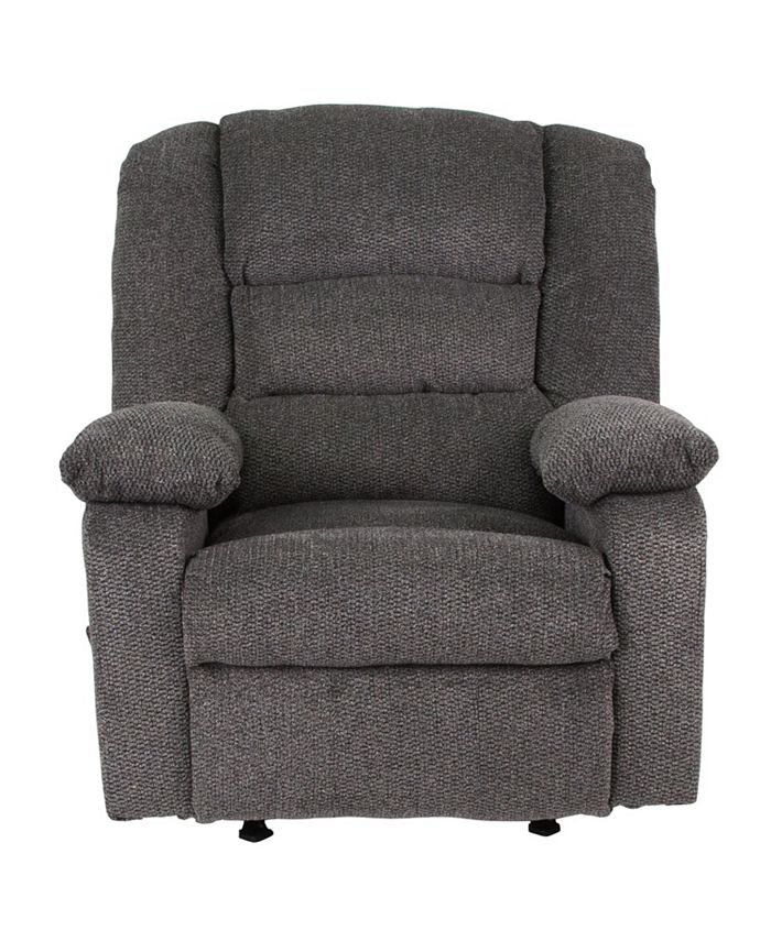 Flash Furniture Contemporary Super Soft Jesse Pepper Chenille Rocker ...
