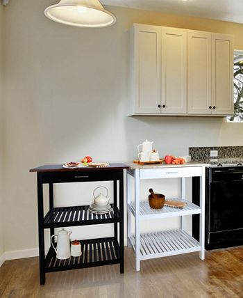 Yu Shan Kitchen Island with Solid Wood - Macy's