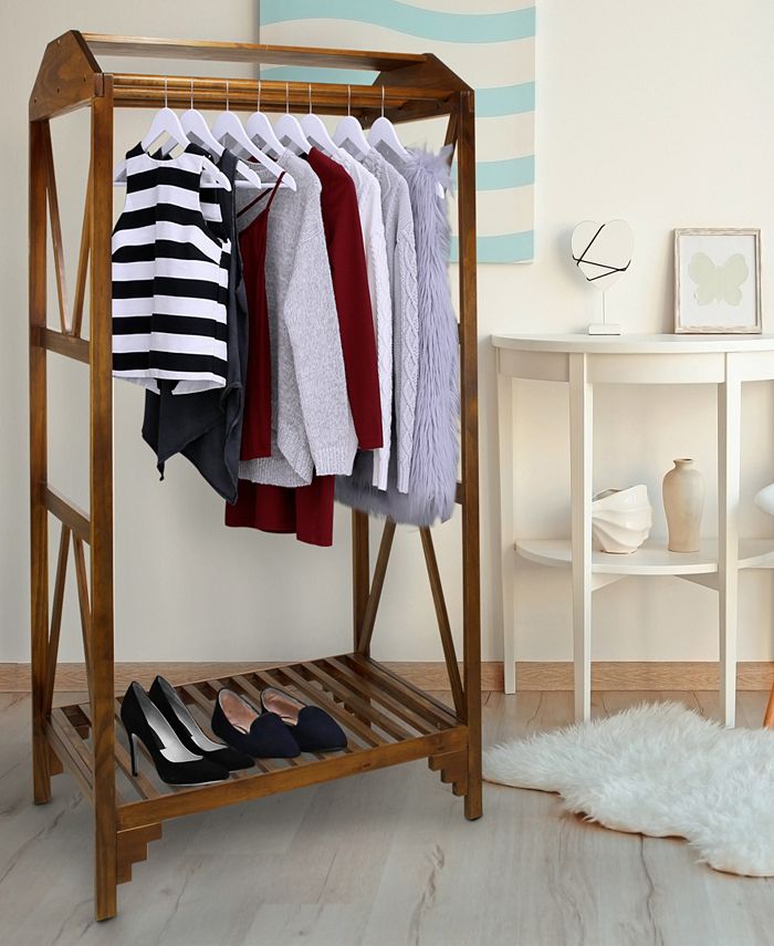 Yu Shan Jambi Space Saving Coat Rack - Macy's