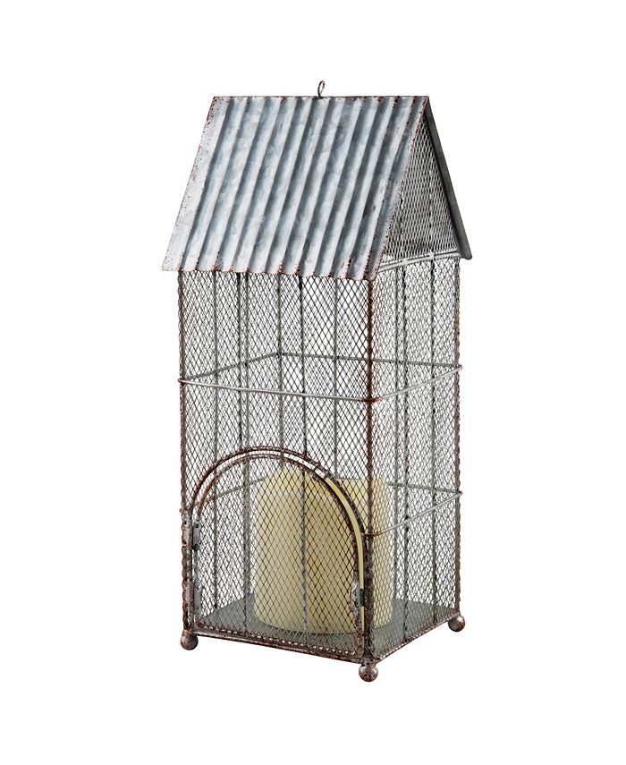 Home Essentials Small Led Cage Lantern - Macy's