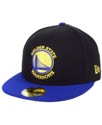 New Era Golden State Warriors Basic 2 Tone 59FIFTY Fitted Cap - Macy's