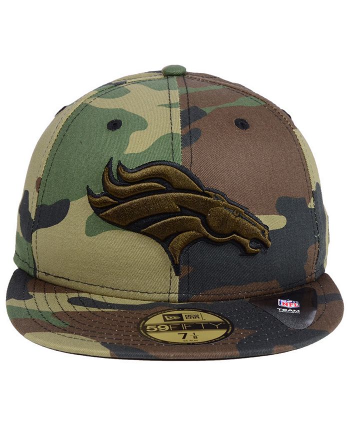 New Era Denver Broncos Woodland Prism Pack 59FIFTY-FITTED Cap - Macy's