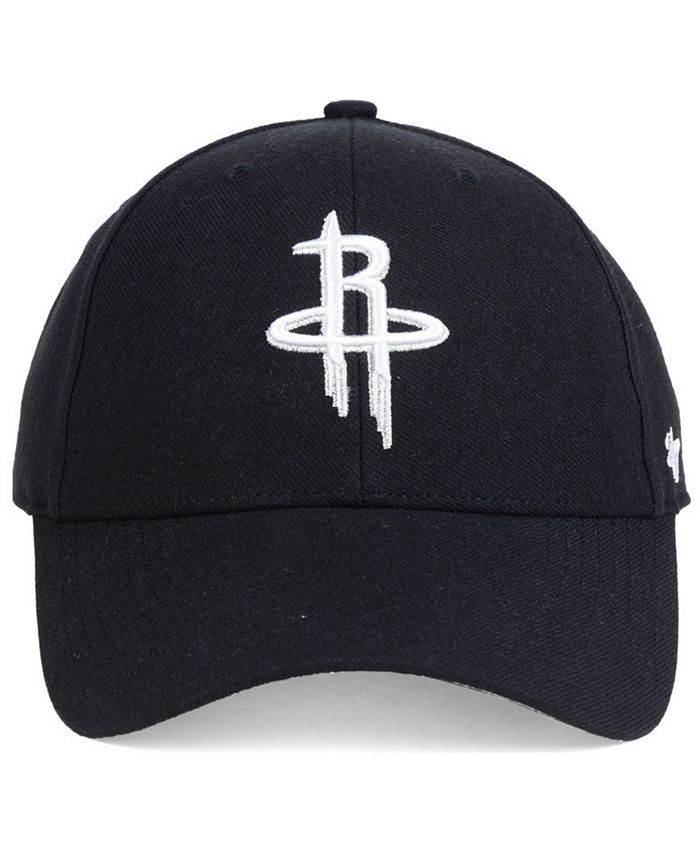 '47 Brand Houston Rockets Black White MVP Cap - Macy's