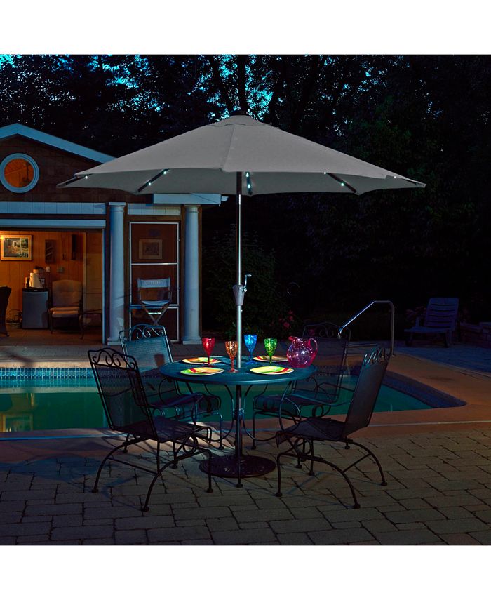 Blue Wave Mirage Fiesta 9' Octagonal Market Umbrella - Olefin Canopy ...