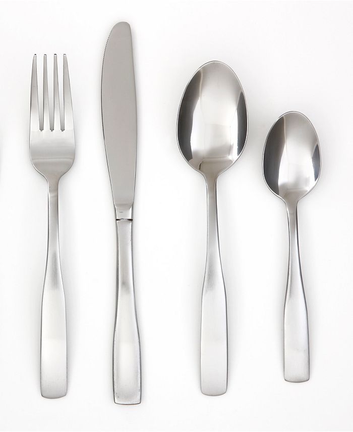 Cambridge Silversmiths Cambridge Madison Satin 16-Piece Flatware Set ...