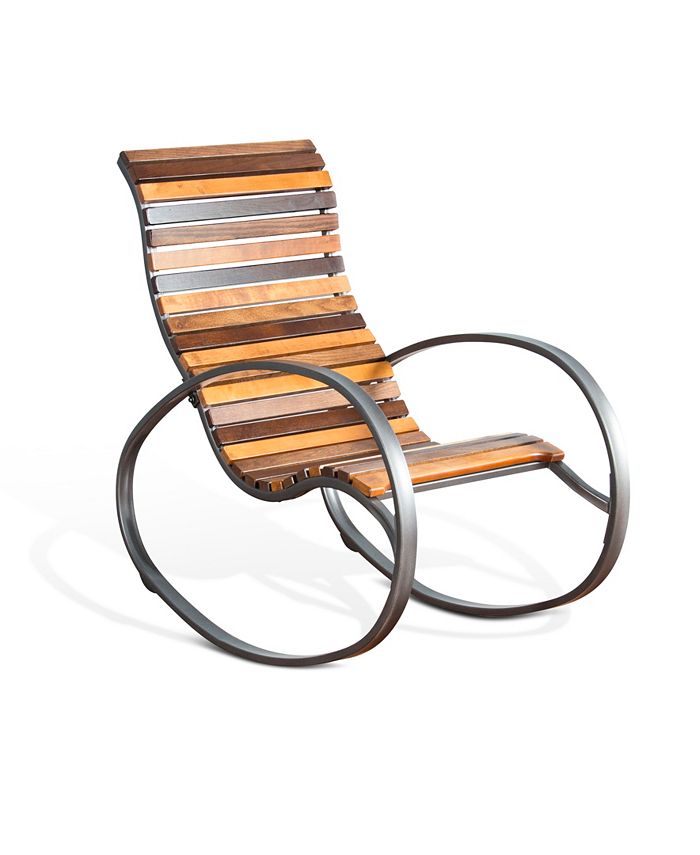 Sunny Designs Metroflex Jackson Eucalyptus Metal Rocker - Macy's