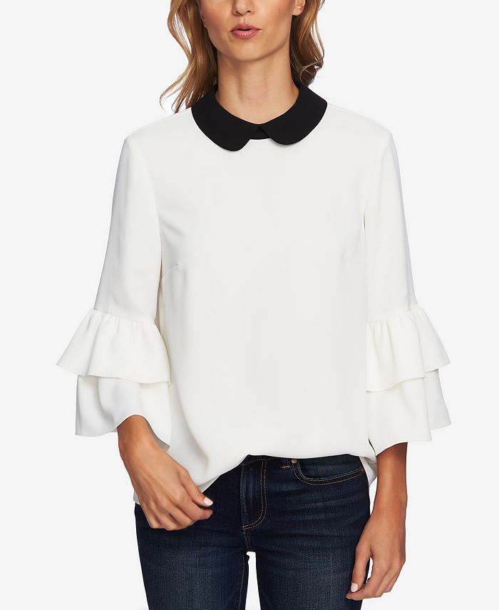 CeCe Ruffled-Sleeve Blouse - Macy's