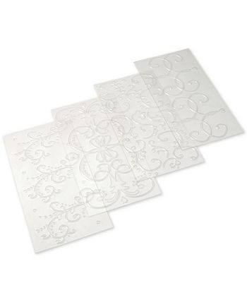 Cake Boss 4-Pc. Classic Fondant Imprint Mat Set - Macy's