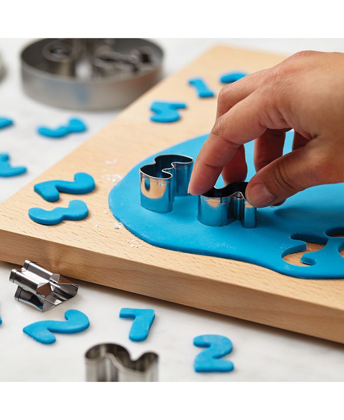 Cake Boss 9-Pc. Fondant & Cookie Stainless Steel Number Cutters - Macy's