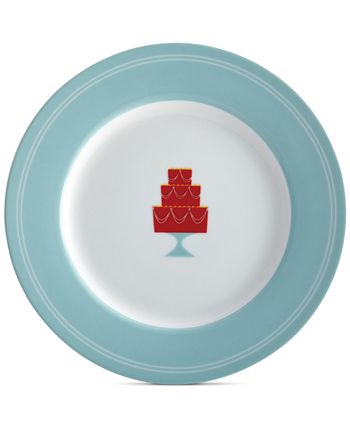 Cake Boss Set of 4 Porcelain Dessert Plates - Macy's