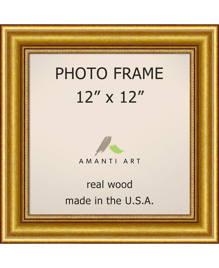Amanti Art Townhouse Gold 12" X 12" Opening Wall Picture Photo Frame ...