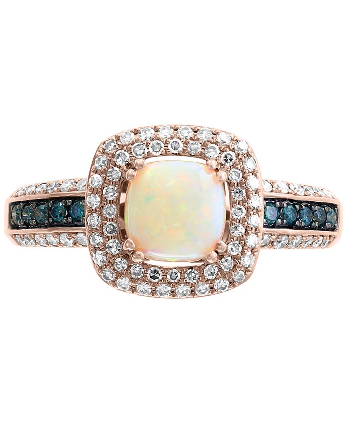 EFFY Collection EFFY® Opal (1-1/6 ct. t.w.) & Diamond (3/8 ct. t.w ...
