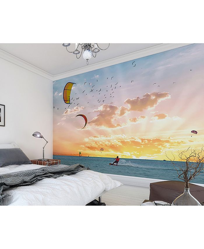 Brewster Home Fashions Wind Surfer Wall Mural - Macy's