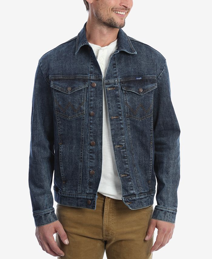 Wrangler Men's Denim Trucker Jacket - Macy's