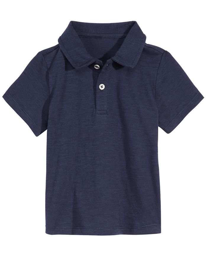 First Impressions Baby Boys 2-Pc. Shibori Striped Overalls & Polo Shirt Set, Created for Macy's ...