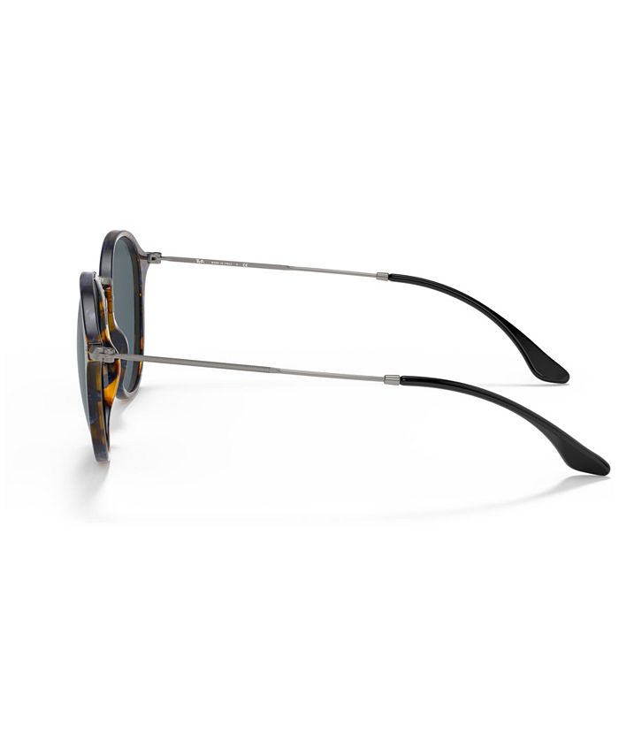 Ray-Ban Sunglasses, RB2447 ROUND FLECK - Macy's