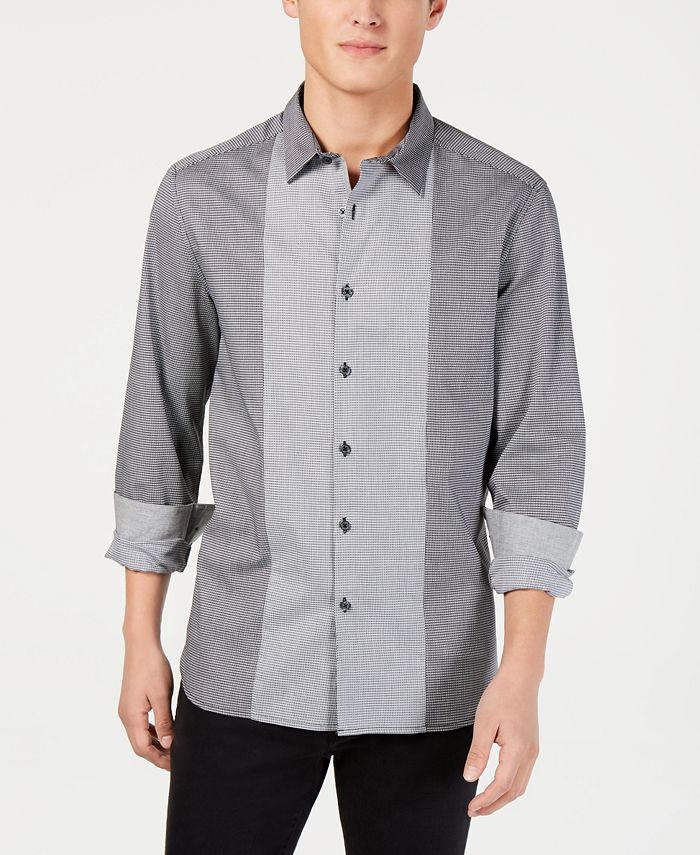Kenneth Cole Men's Mini-Check Shirt - Macy's