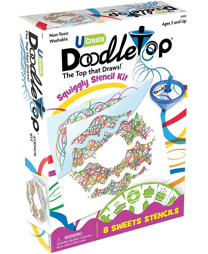 U-Create Doodletop Stencil Kit - Sweets - Macy's