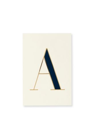 Kate Spade New York It's Personal Initial Collection Notepad, A - Macy's