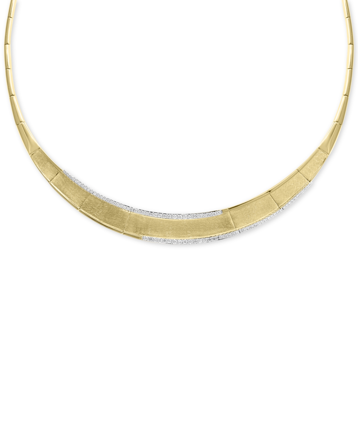 Click here for Effy Diamond Border 16 Collar Necklace (9/10 ct. t... prices