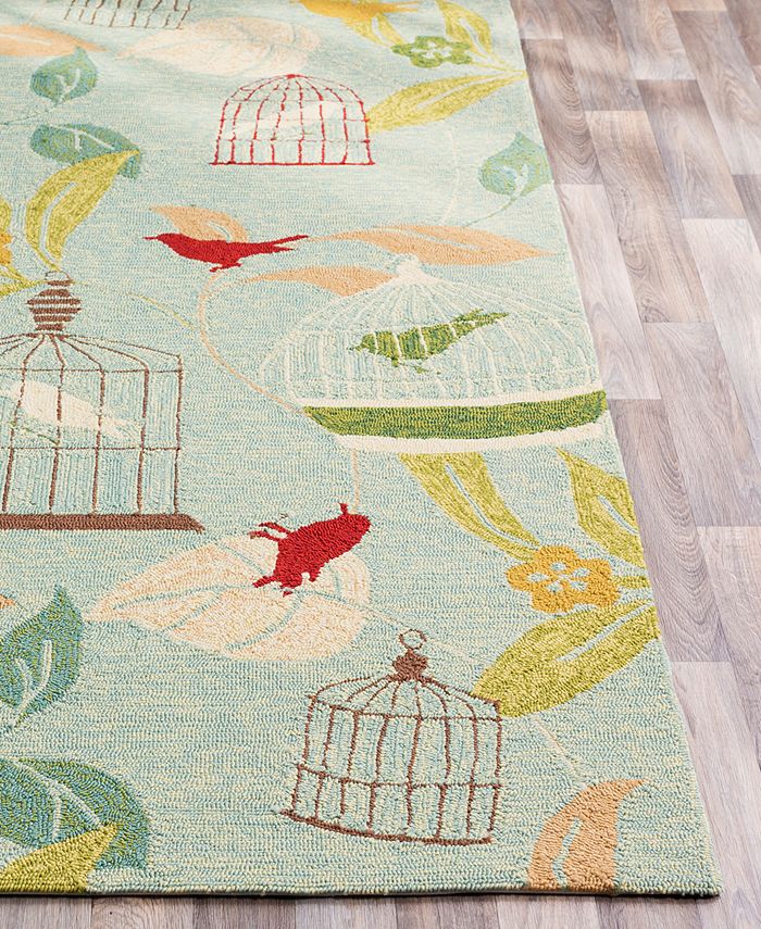 Surya Rain RAI-1128 Sage 9' x 12' Area Rug, Indoor/Outdoor - Macy's