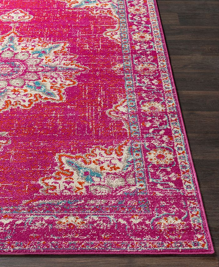 Abbie & Allie Rugs Paramount PAR-1101 Fuschia 18" Area Rug Swatch - Macy's