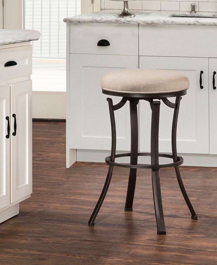 Hillsdale Indoor / Outdoor Bryce Backless Swivel Counter Stool - Macy's