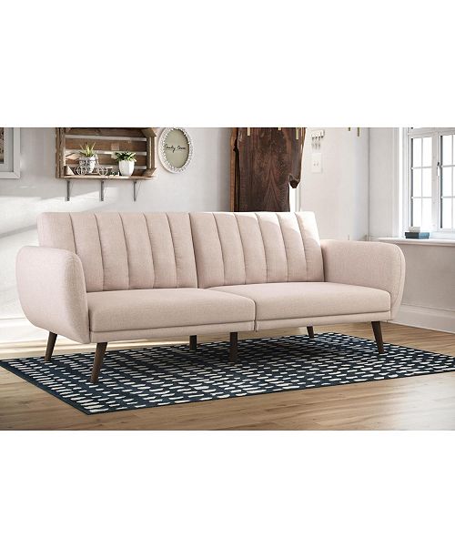 Novogratz Collection Novogratz Brittany Linen Futon & Reviews ...