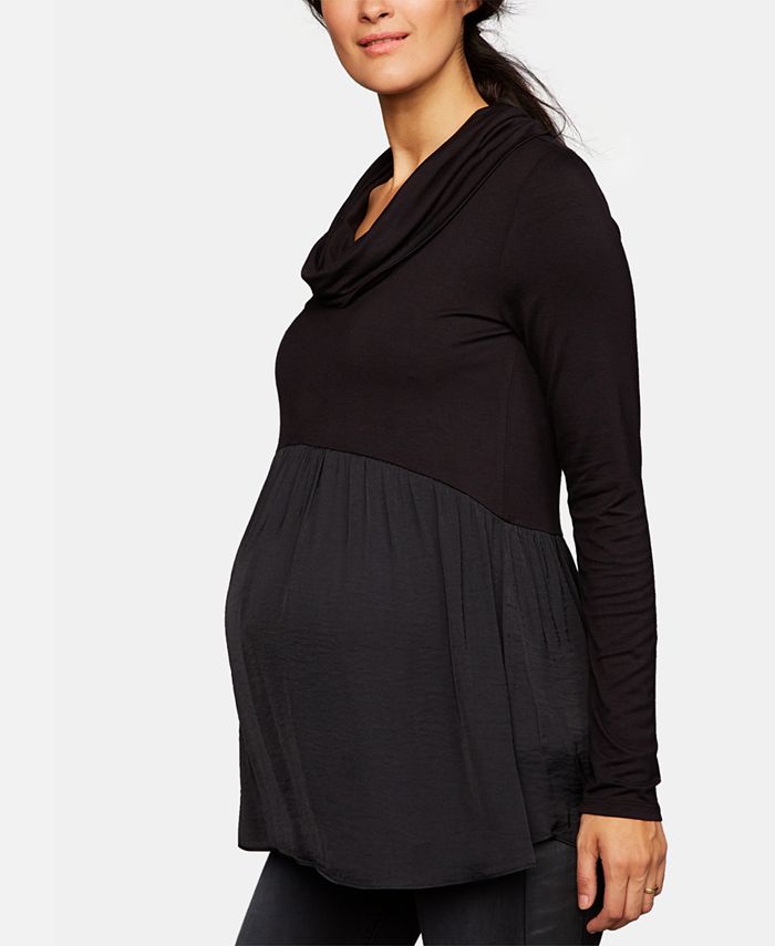 A Pea in the Pod Maternity Babydoll Top - Macy's