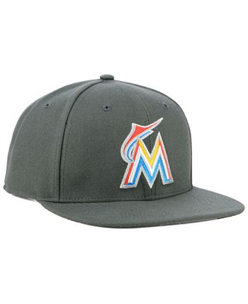 '47 Brand Miami Marlins Autumn Snapback Cap - Macy's