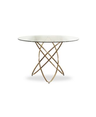 Modrest Rosario Modern Round Dining Table - Macy's