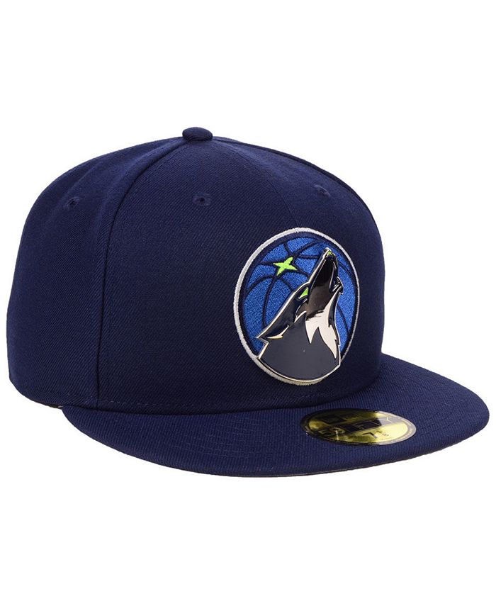 New Era Minnesota Timberwolves Metal Mash Up 59FIFTY-FITTED Cap - Macy's