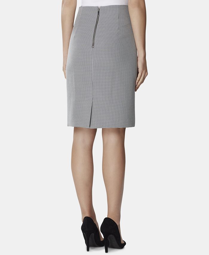 Tahari ASL Petite High-Waist Back-Zip Skirt - Macy's