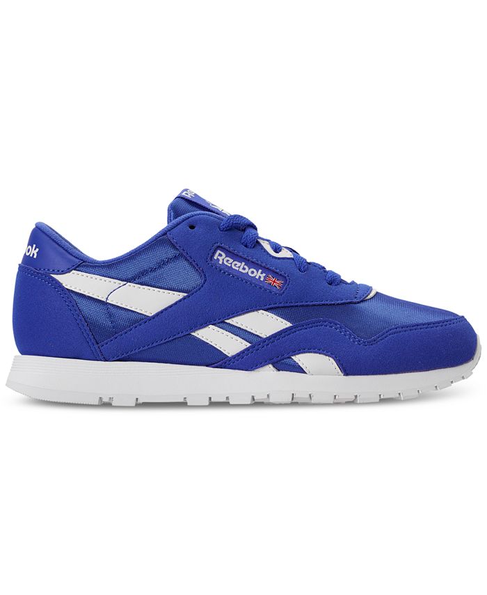 Reebok Boys' Classic Nylon MU Casual Sneakers from Finish Line - Macy's