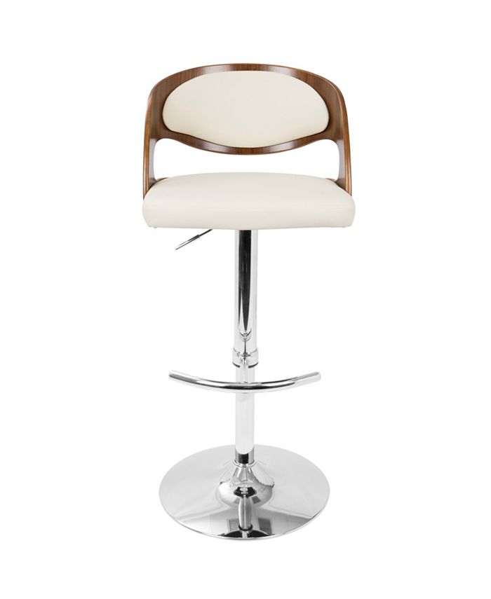 Lumisource Pino Adjustable Barstool - Macy's