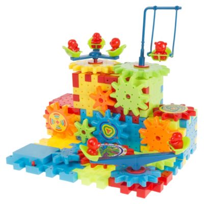 Interlocking Gear Building Set - 81 Piece By Hey Play - Macy's