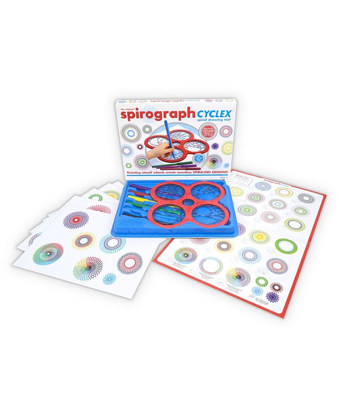 Spirograph Classic Cyclex Spiral Drawing Art Tool Kit - Macy's