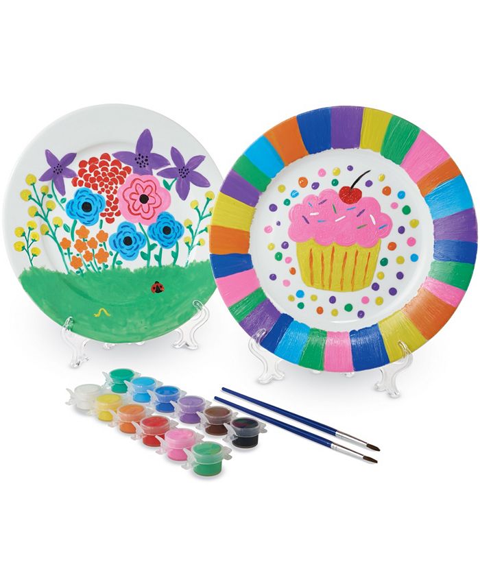MindWare Paint Your Own Porcelain Plates - Macy's