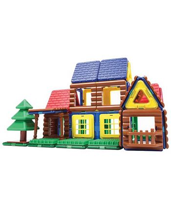 Magformers Log House Set - 87 Piece - Macy's