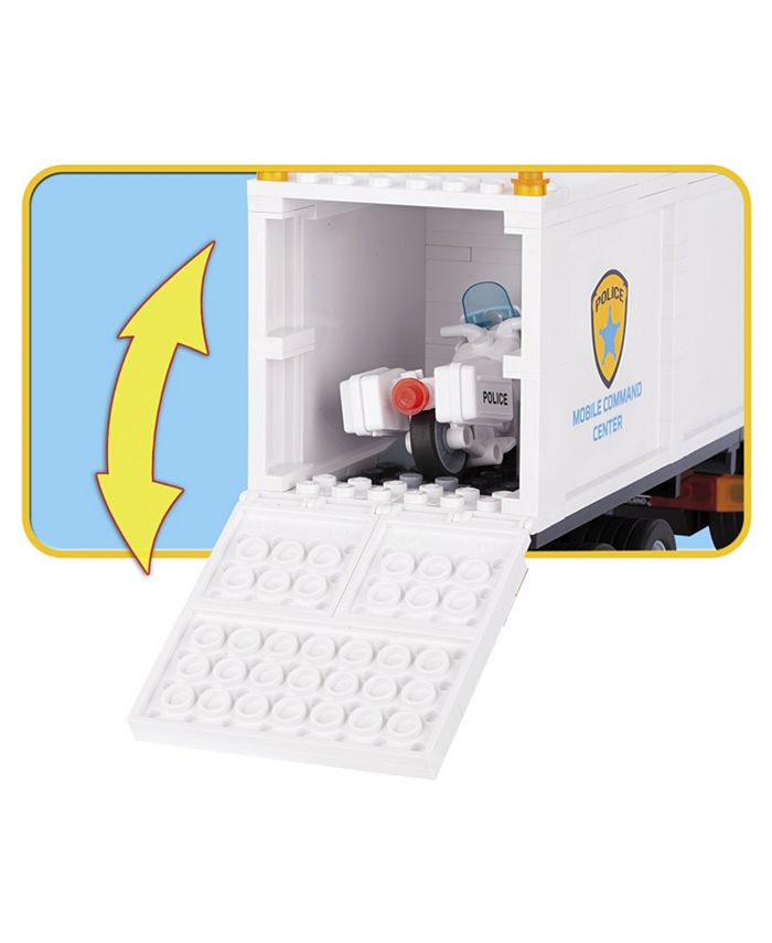 COBI Action Town Police Mobile Command Center 360 Piece Construction ...