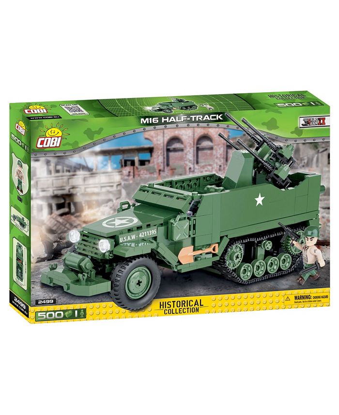 COBI Small Army World War II M16 Half Truck 500 Piece Construction ...