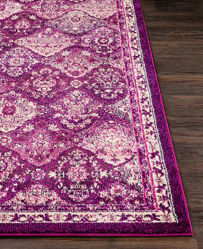 Abbie & Allie Rugs Morocco MRC-2318 Fuschia 18" Area Rug Swatch - Macy's