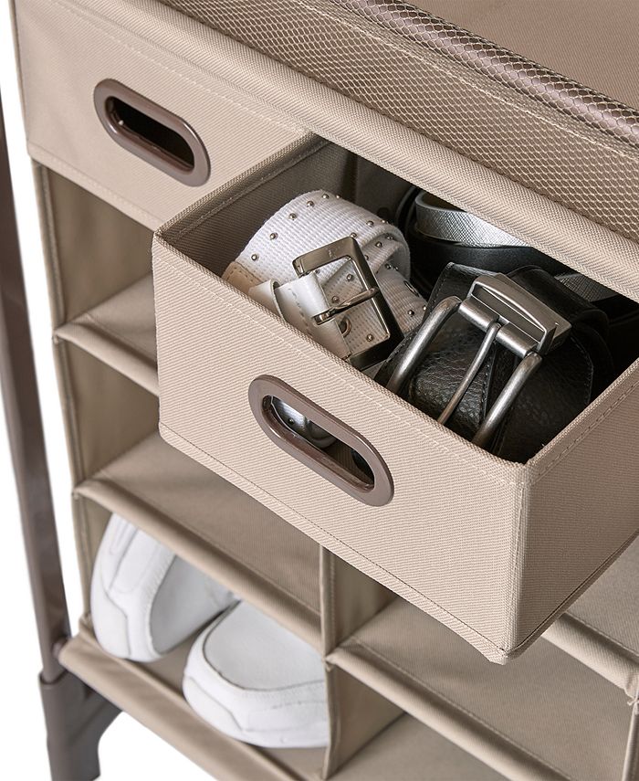 Neatfreak Maximize Stackable 16-Cubby Shoe Organizer with 4 Drawers ...