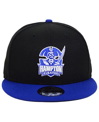 New Era Hampton Pirates Black Team Color 9FIFTY Snapback Cap - Macy's
