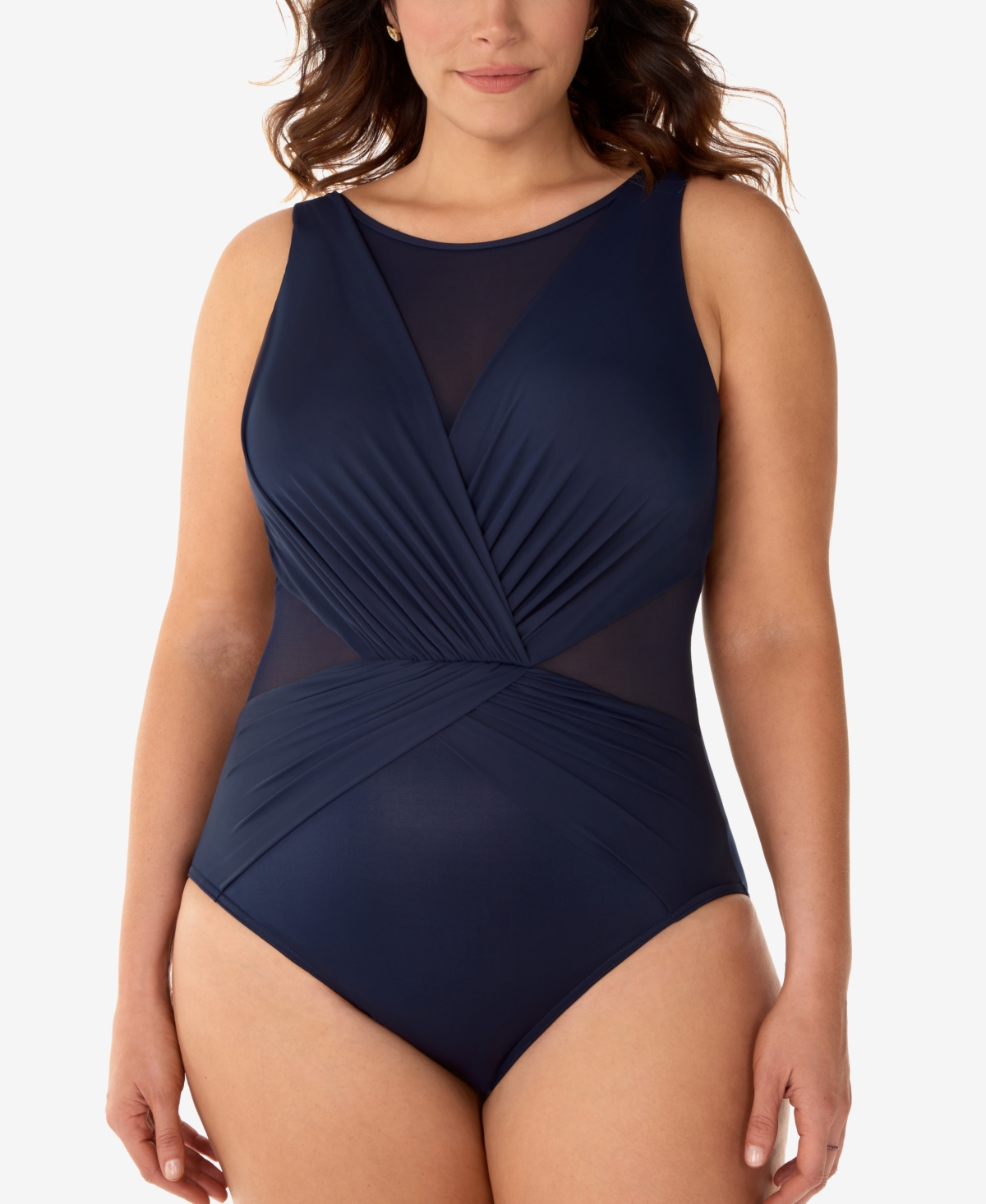 Click here for Miraclesuit Plus Size Palma Allover Slimming One-P... prices